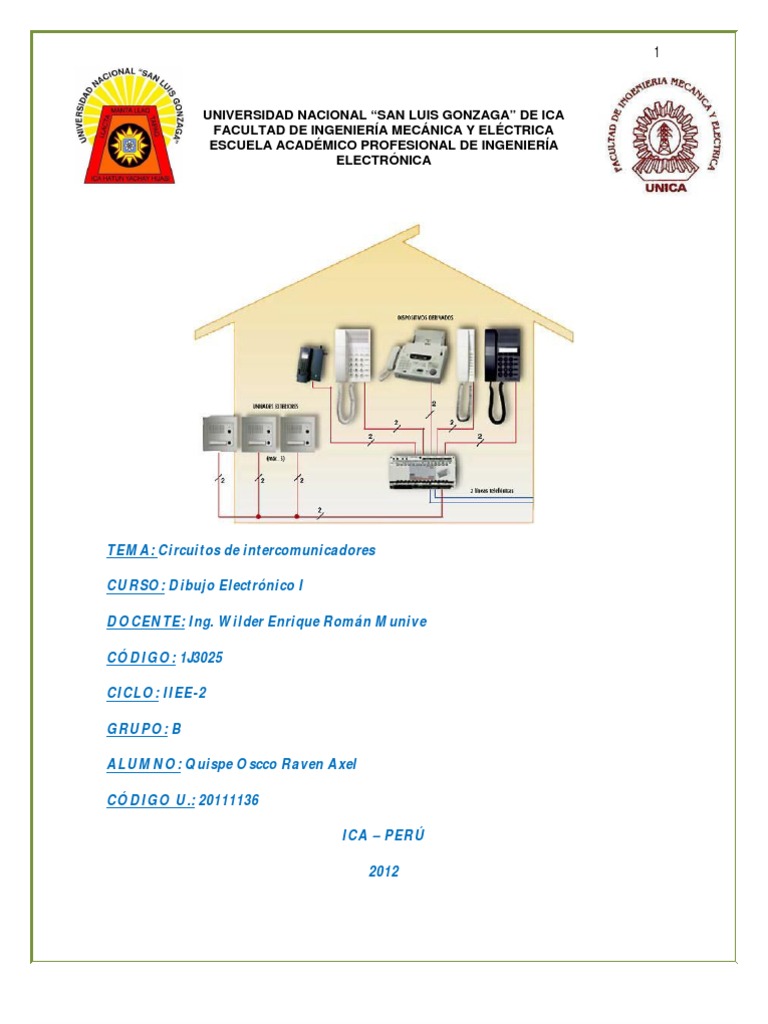 Intercomunicador electrónico