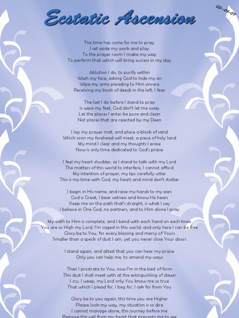 Ecstatic | PDF | Prayer | Religious Belief And Doctrine