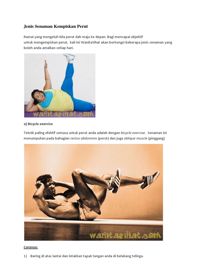 5 Senaman Efektif Kempiskan Perut | PDF