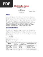 Hydraulic Jump Experiment (Complete Report) | PDF | Civil Engineering ...