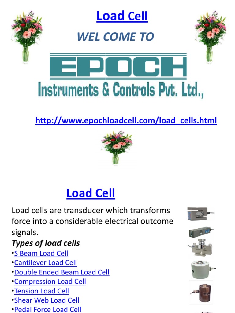 Load Cell | PDF | Beam (Structure) | Tension (Physics)