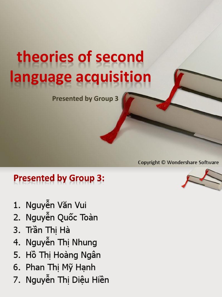 Theories of Second Language Acquisition | PDF | Second Language ...
