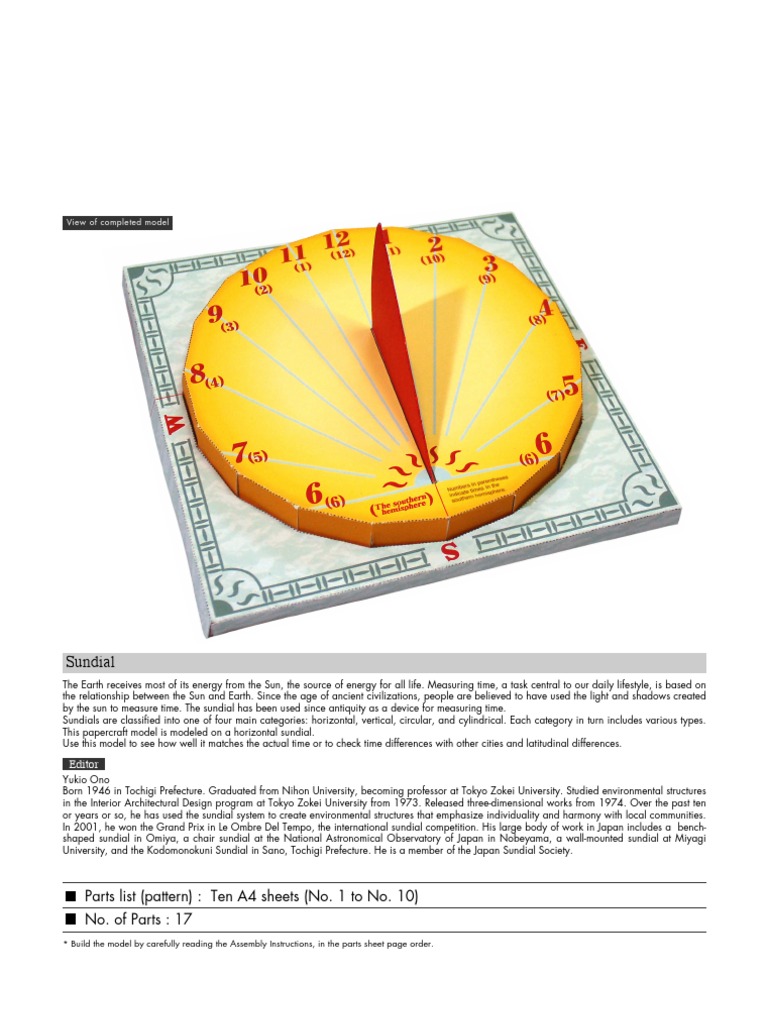 Sundial ( Jam Matahari) | Solar System | Physical Sciences