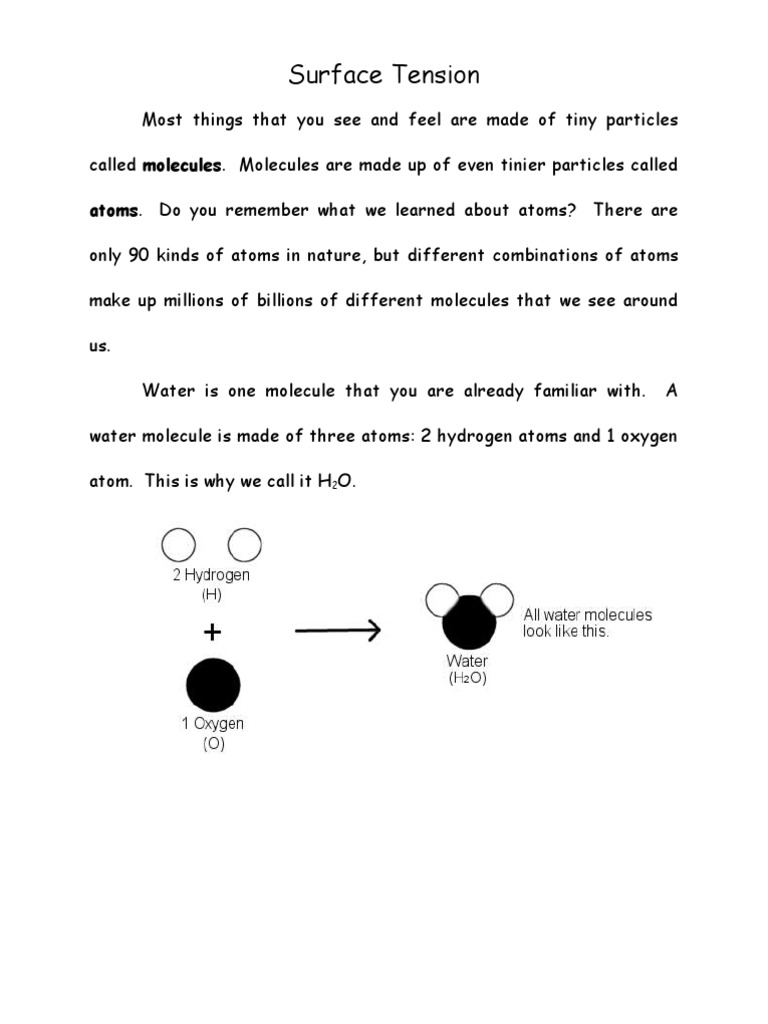 Surface Tension | PDF