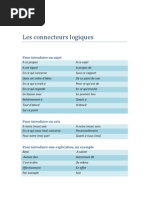 Liste des marqueurs de relation | PDF | Phrase | Science