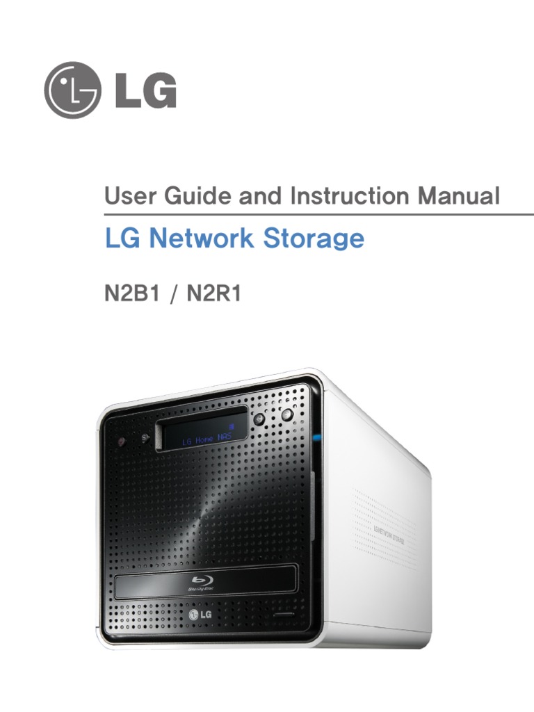 LG NAS N2D1 Manual (English) | PDF | Ip Address | Operating System