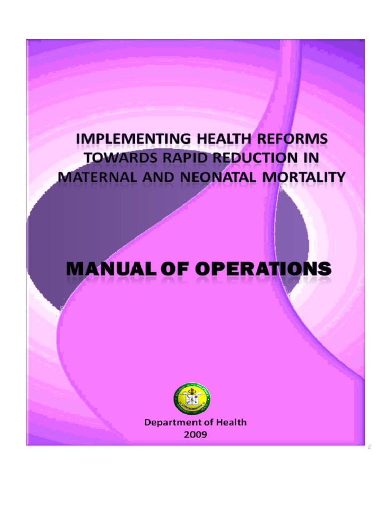 MNCHN Strategy Operations Guide | PDF | Maternal Death | Childbirth