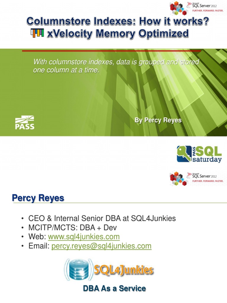 ColumnStore Index - How - It - Work - SQLSaturday | PDF | Database Index | Microsoft Sql Server