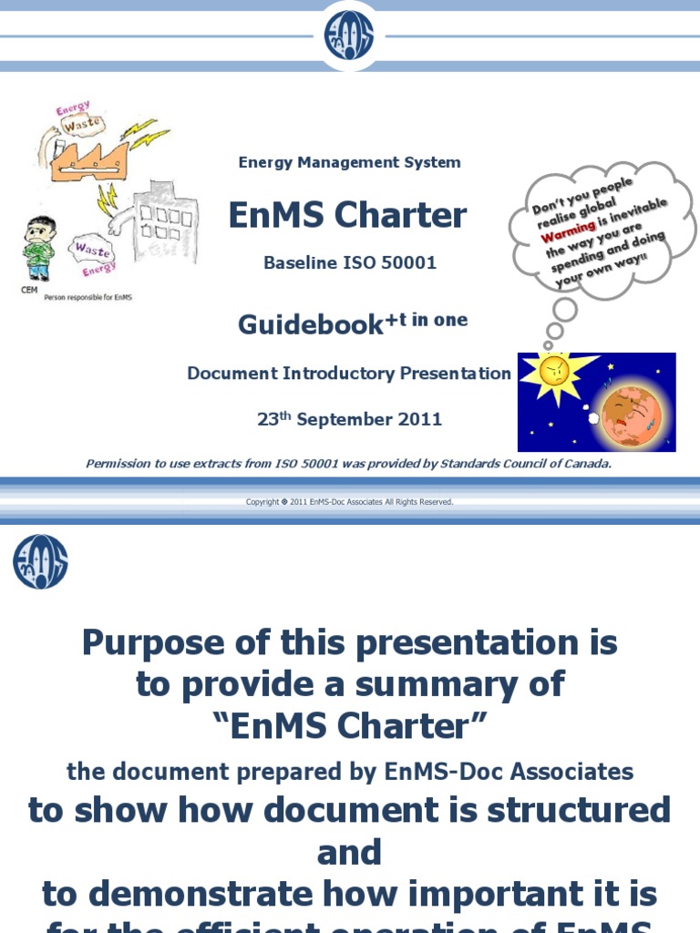 EnMS Charter PDF | Download Free PDF | Energy Management | Audit