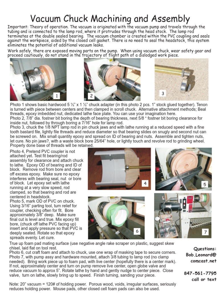 Vacuum Chuck Instructions | Download Free PDF | Industrial Processes ...