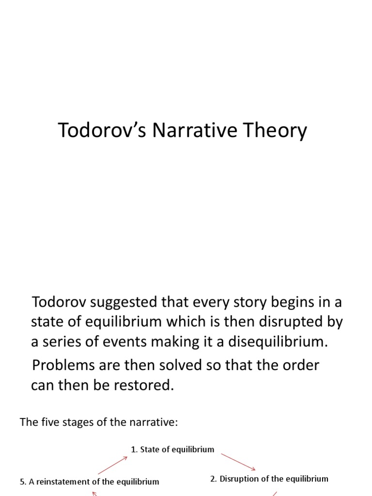 Todorov's Narrative Theory Explained | PDF