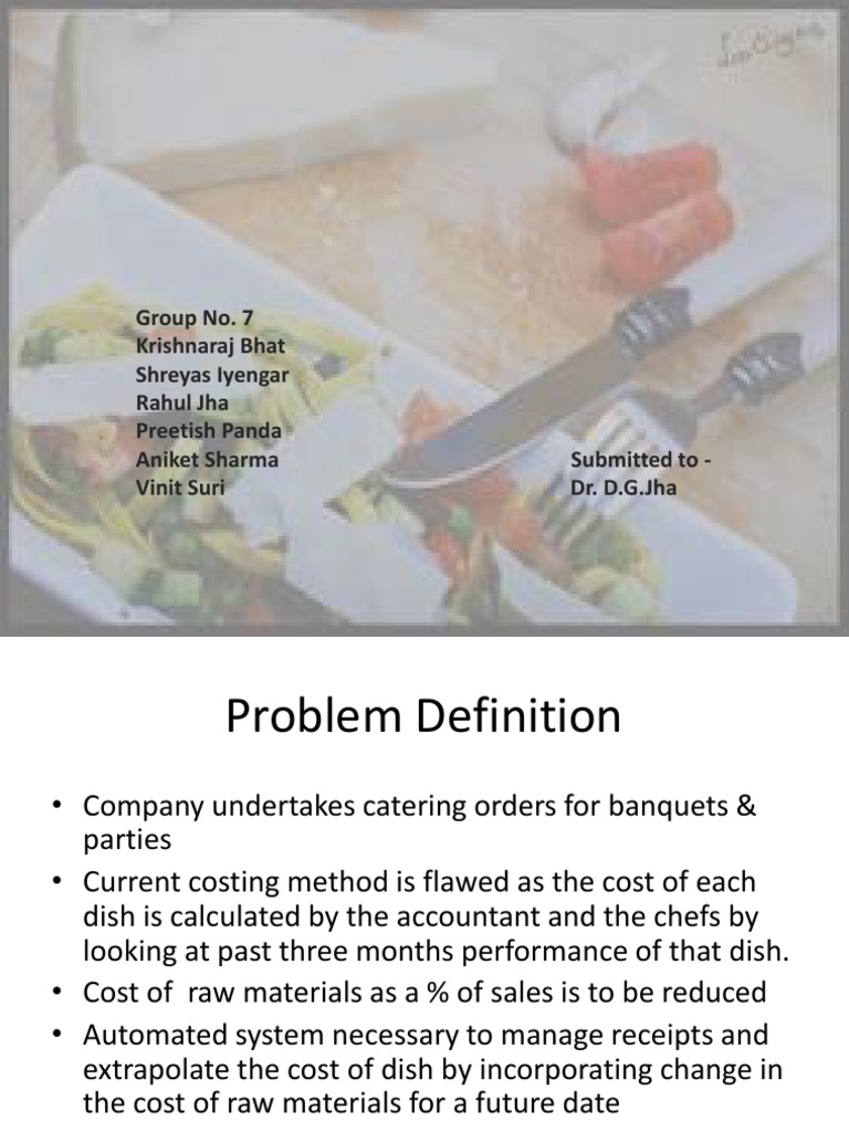 Catering Management System | PDF