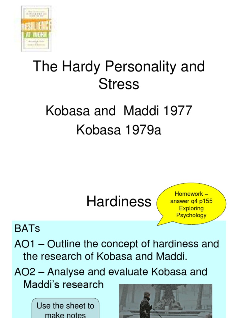 Understanding Hardy Personality Traits | PDF | Stress (Biology ...