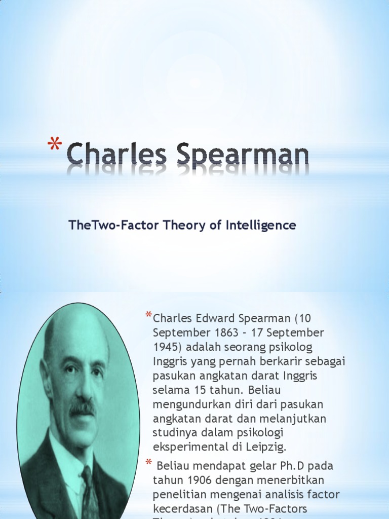 Charles Spearman