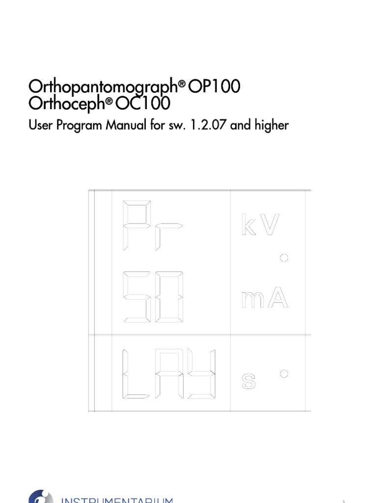 OP100 OC100 User Program Manual R2 | PDF | Exposure (Photography ...