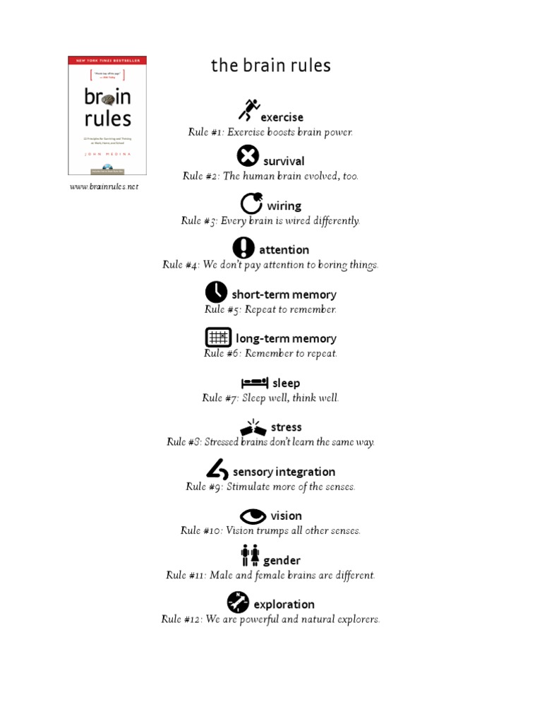 12 Brain Rules | PDF