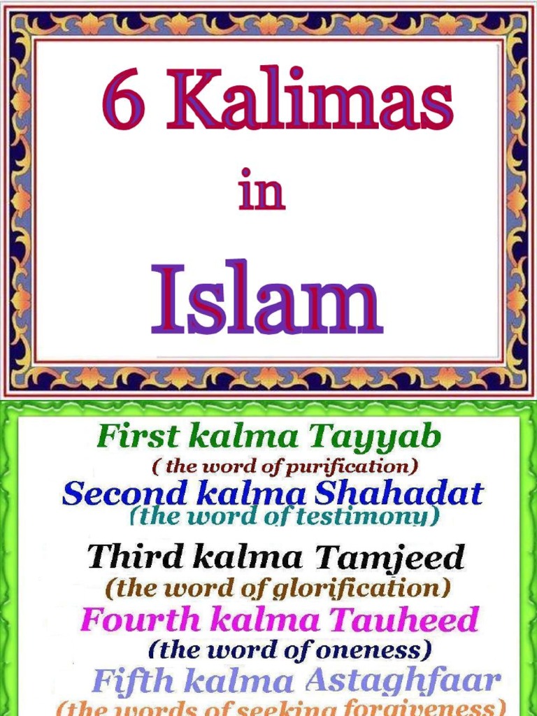 6 Kalimas in Islam | PDF