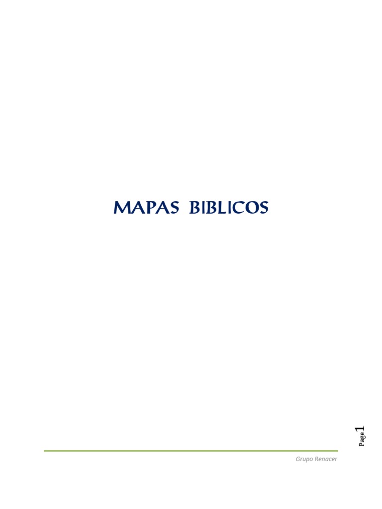 Mapas Biblicos Pdf