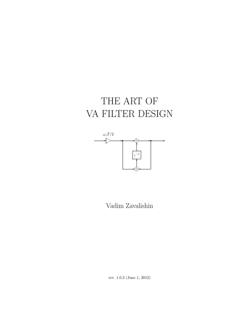 Virtual Analog Filter Design | PDF | Fourier Transform | Laplace Transform