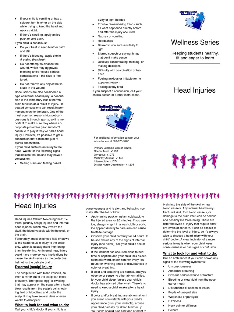 Wellness Series: Head Injuries | PDF
