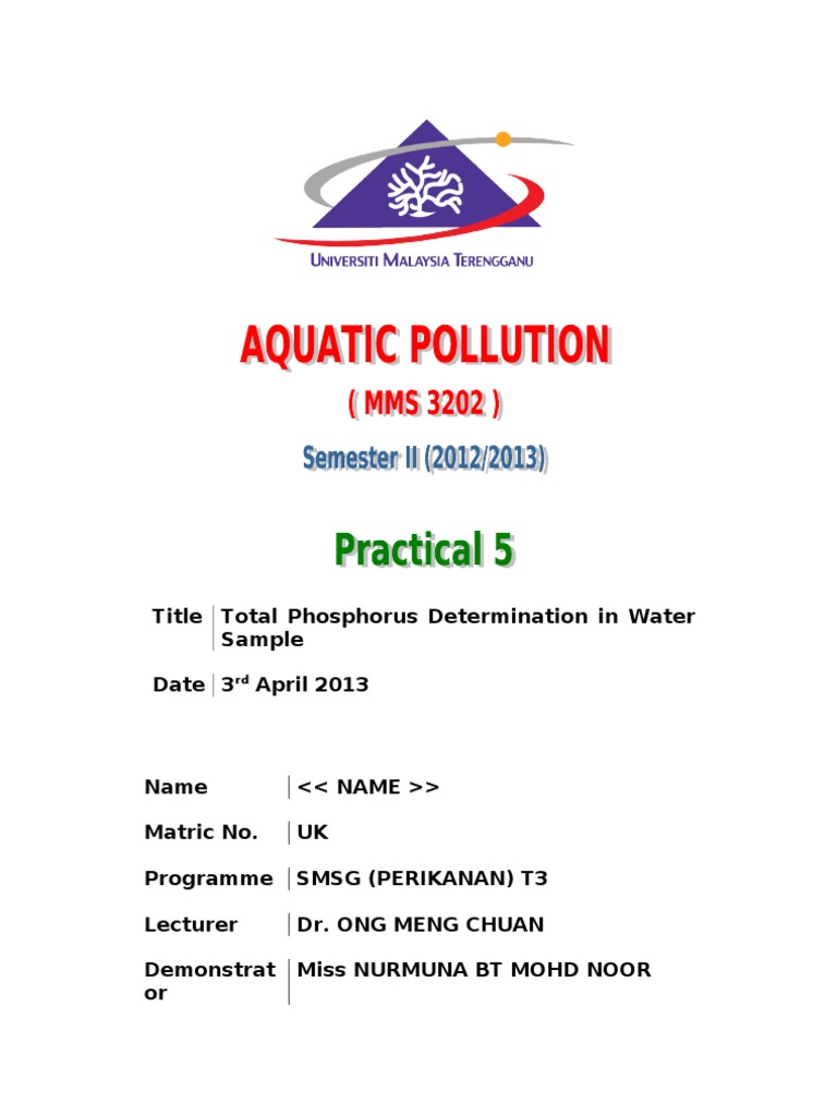Practical 5 Template - SMSG Perikanan | PDF
