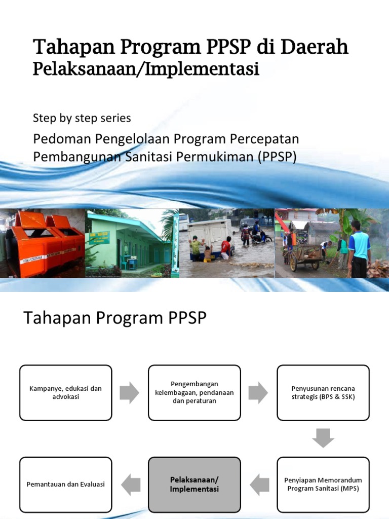 Tahapan Implementasi Pada Program Percepatan Pembangunan Sanitasi ...