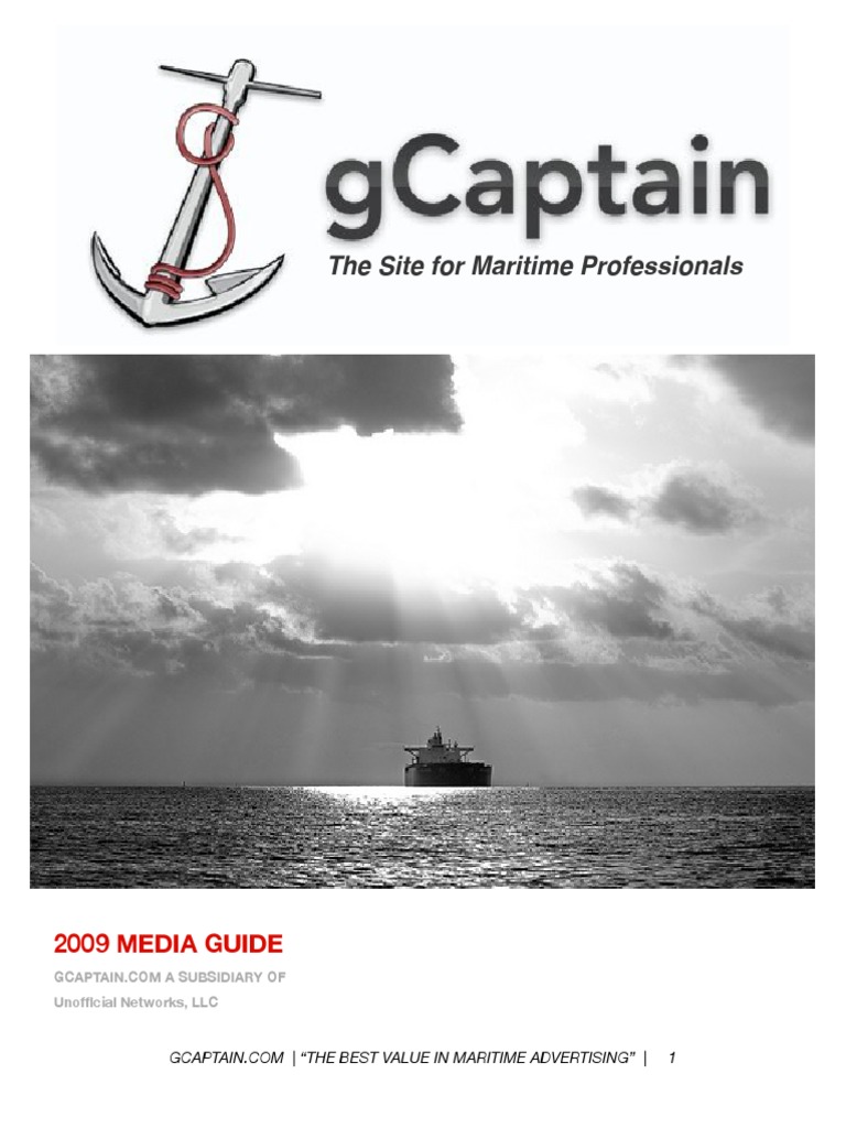 Gcaptain 2009 Media Guide | PDF | Mass Media | Social Media