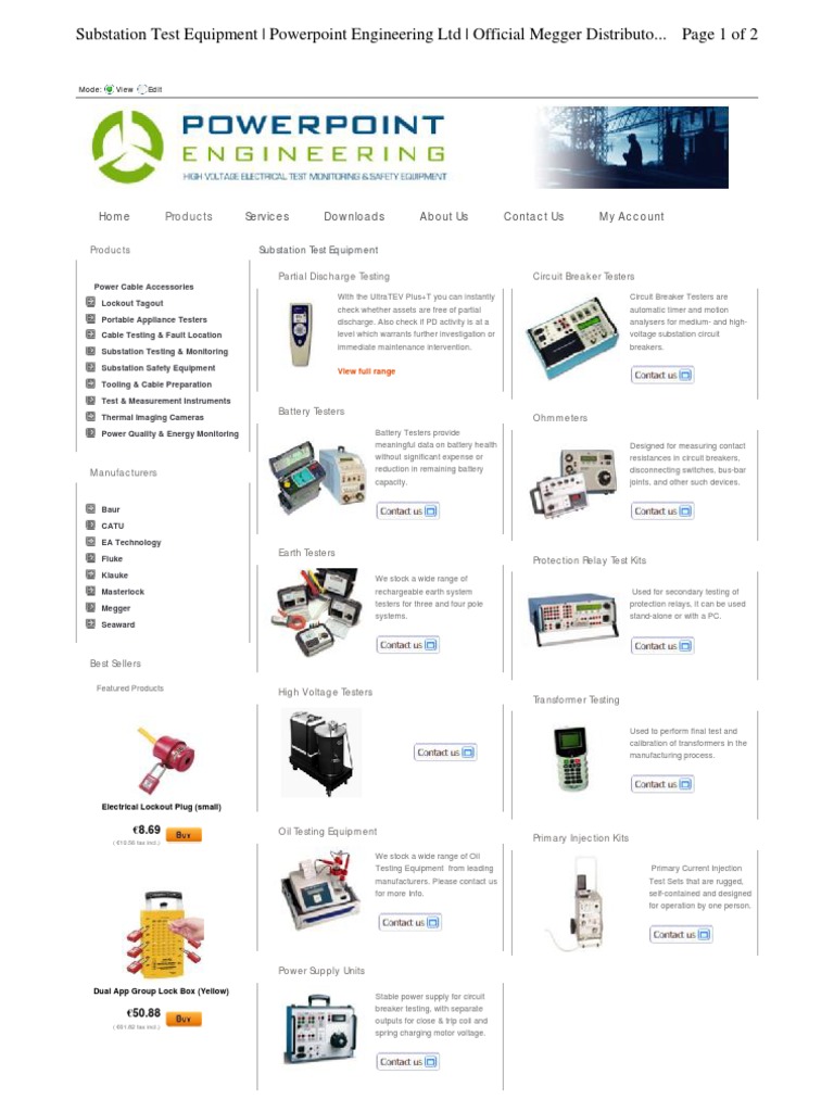 Page 1 of 2 Substation Test Equipment - Powerpoint Engineering LTD ...