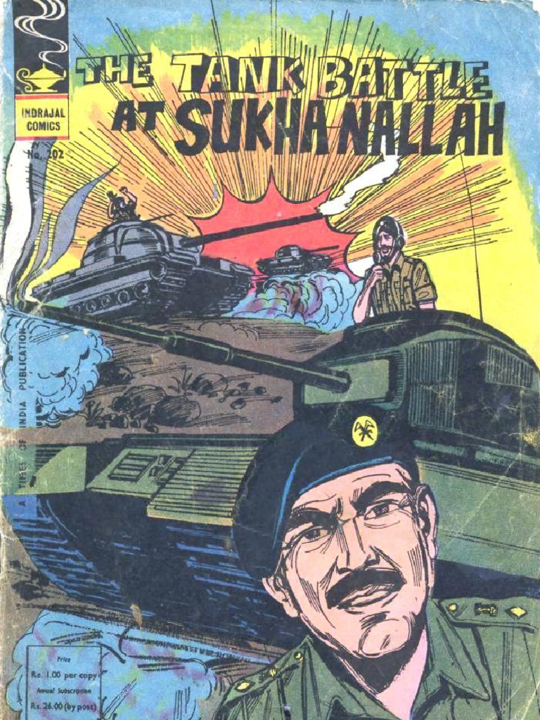 Indrajal Comics - 202 - The Tank Battle at Sukha Nallah | PDF