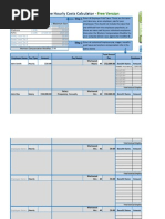 Hourly Labor Rate Worksheet Guide | PDF | Employee Benefits ...