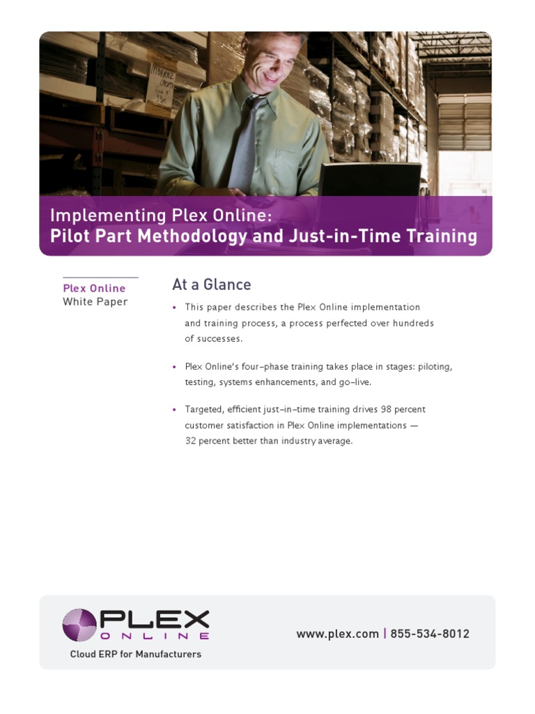 Implementing Plex Online: A Four-Phase Pilot Approach to Just-in-Time ...