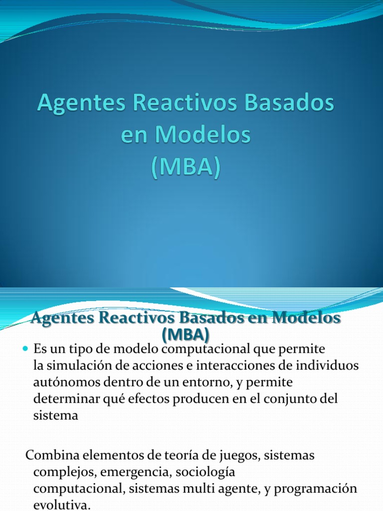 Agentes Reactivos Basados en Modelos | PDF | Informática