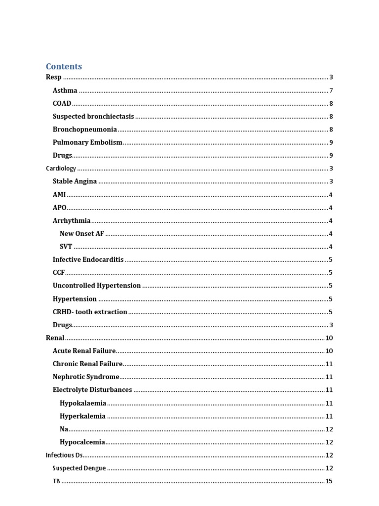 Medical Conditions & Treatments Guide | PDF | Clinical Medicine | Rtt