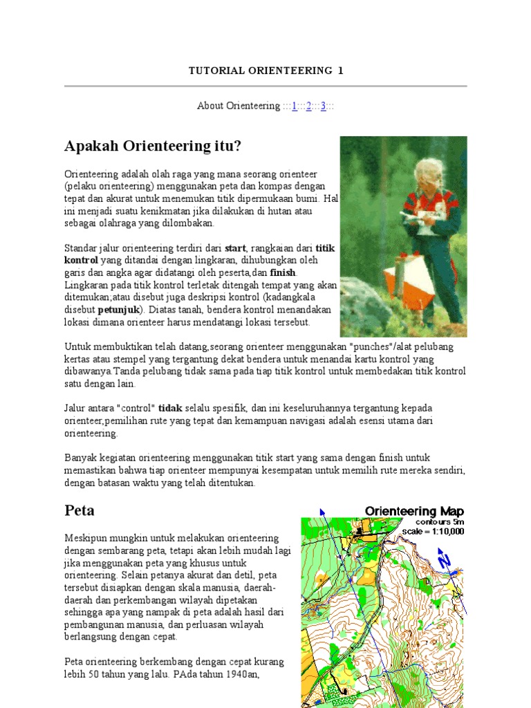 Tutorial Orienteering | PDF