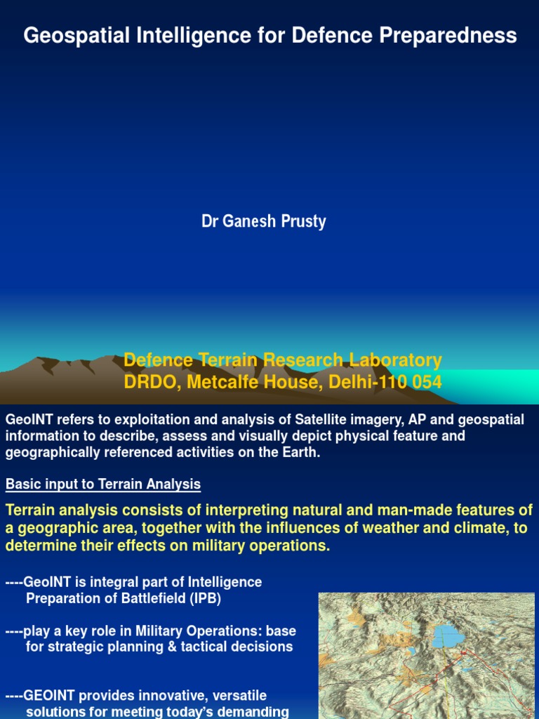 Geoint IP | PDF | Geographic Information System | Topography
