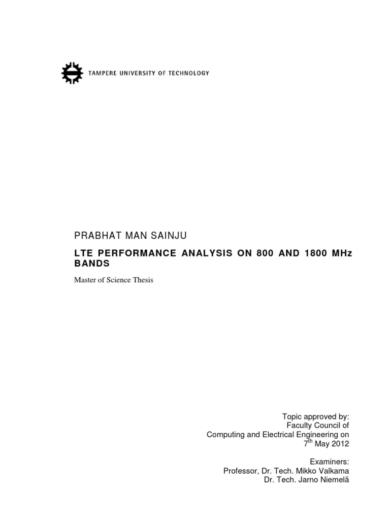 Lte Radio | PDF | High Speed Packet Access | Lte (Telecommunication)