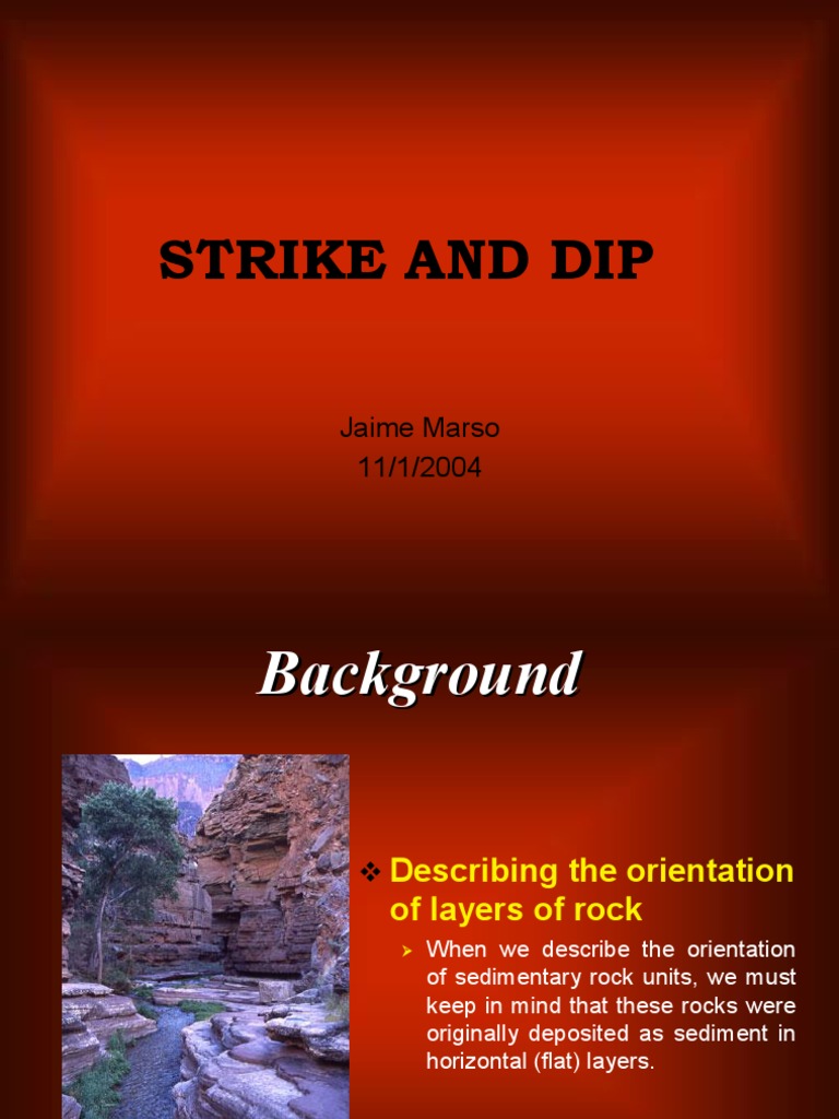 Strike and Dip | PDF
