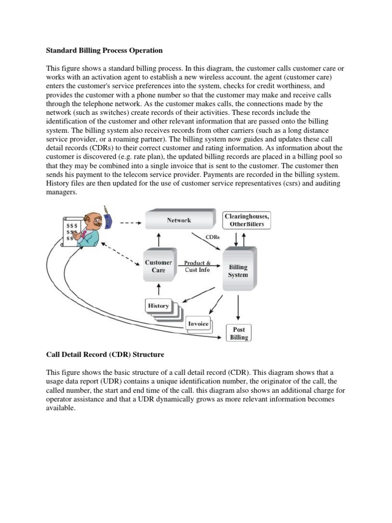 Standard Telecom Billing Process Overview | PDF | Invoice | Roaming