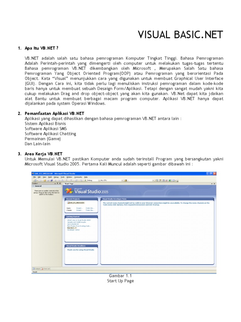 Pengenalan Vbnet | PDF