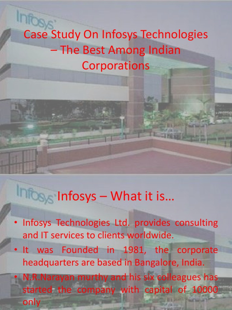 Case Study On Infosys Technologies | PDF | Corporate Social ...