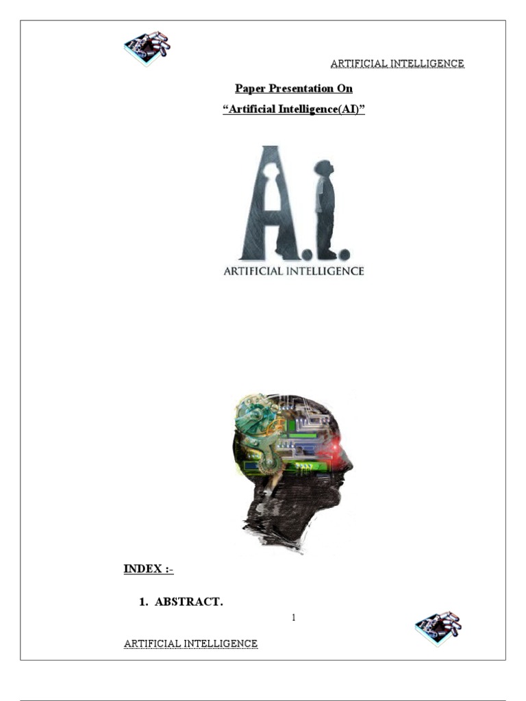 Artificial Intelligence AI Report Mun | PDF | Artificial Intelligence ...