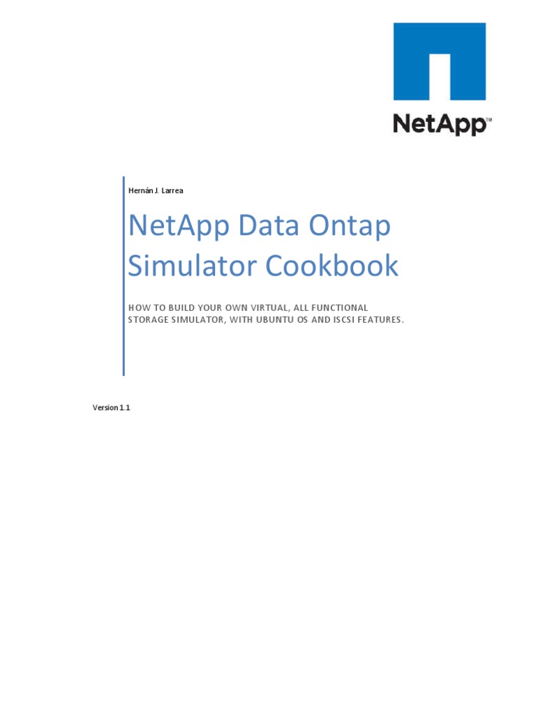 NetApp Data Ontap Simulator Cookbook 1.1 | PDF | Active Directory | Ip ...