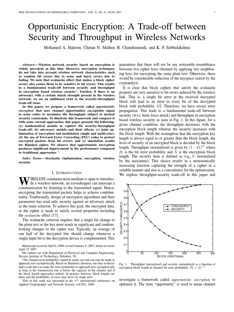 Opportunistic Encryption | PDF | Cryptography | Military Communications