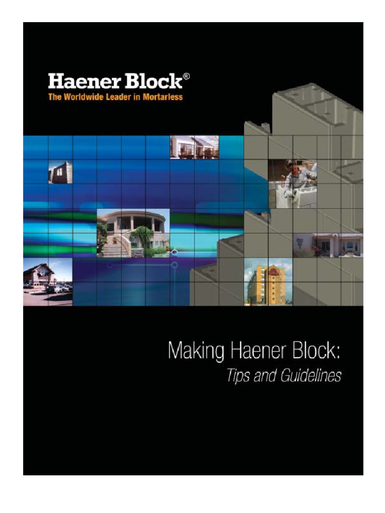 Azar Blocks Guidelines | PDF | Construction Aggregate | Pallet