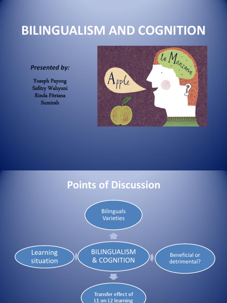 Dr. Hasbi Sjamsir Bilingualism and Cognition | PDF | Multilingualism ...