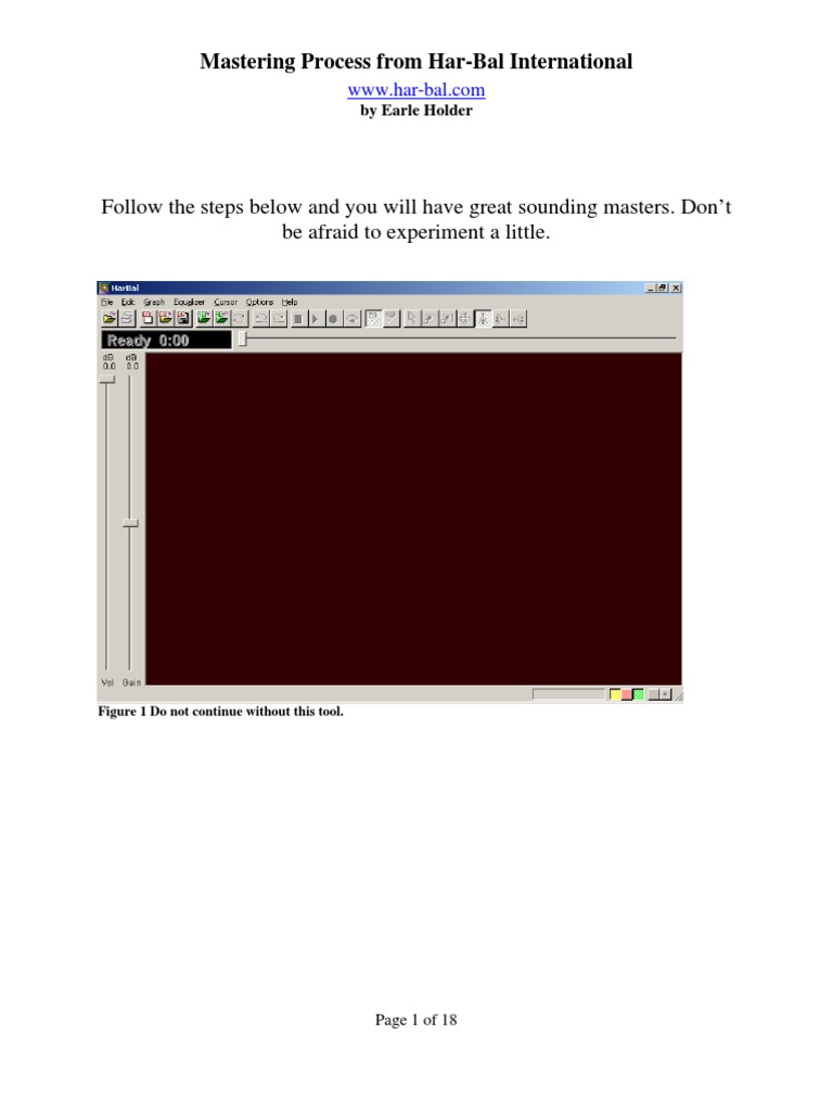 Har-Bal Mastering Process | PDF | Sound Production Technology | Audio ...