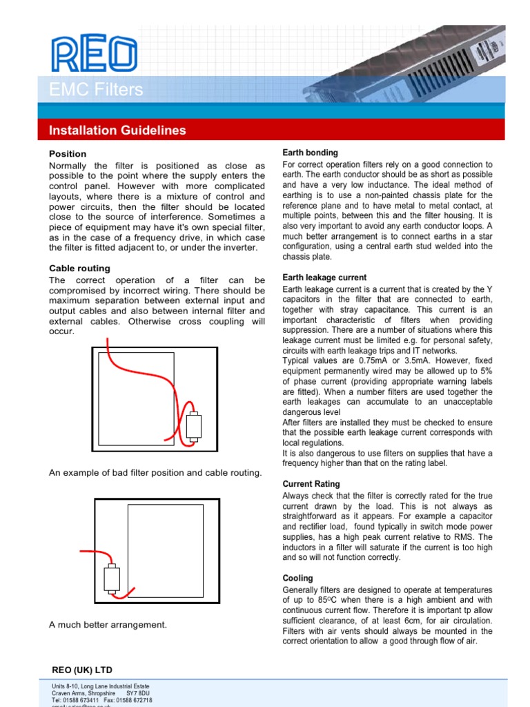 Filter Installation Guide | PDF