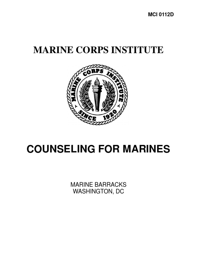 0112D Counseling For Marines | PDF | Leadership | United States Marine ...