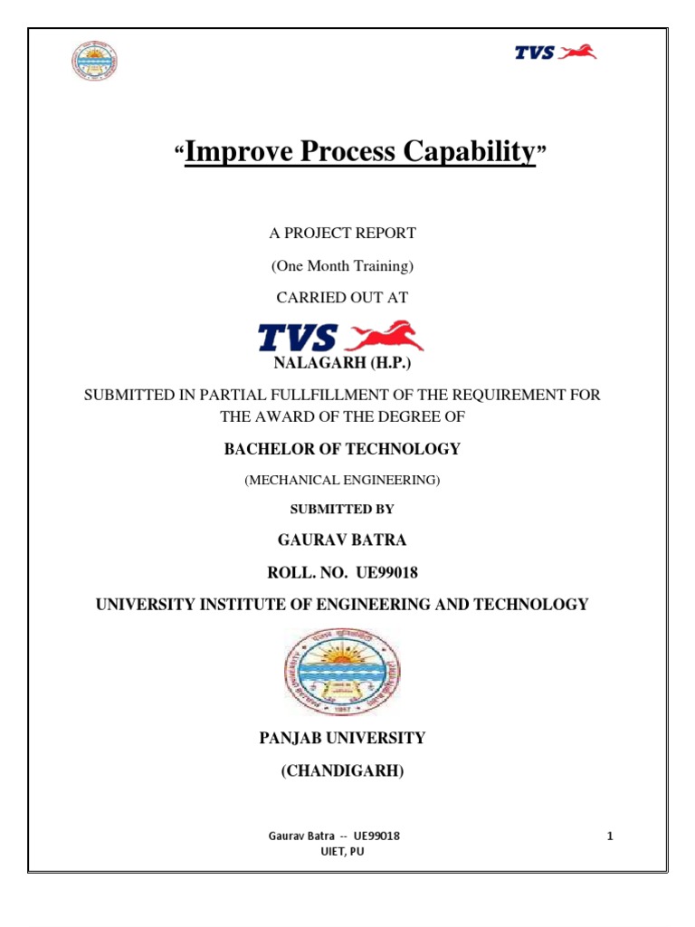 Tvs Report | PDF | Automotive Equipment | Manufacturing And Engineering