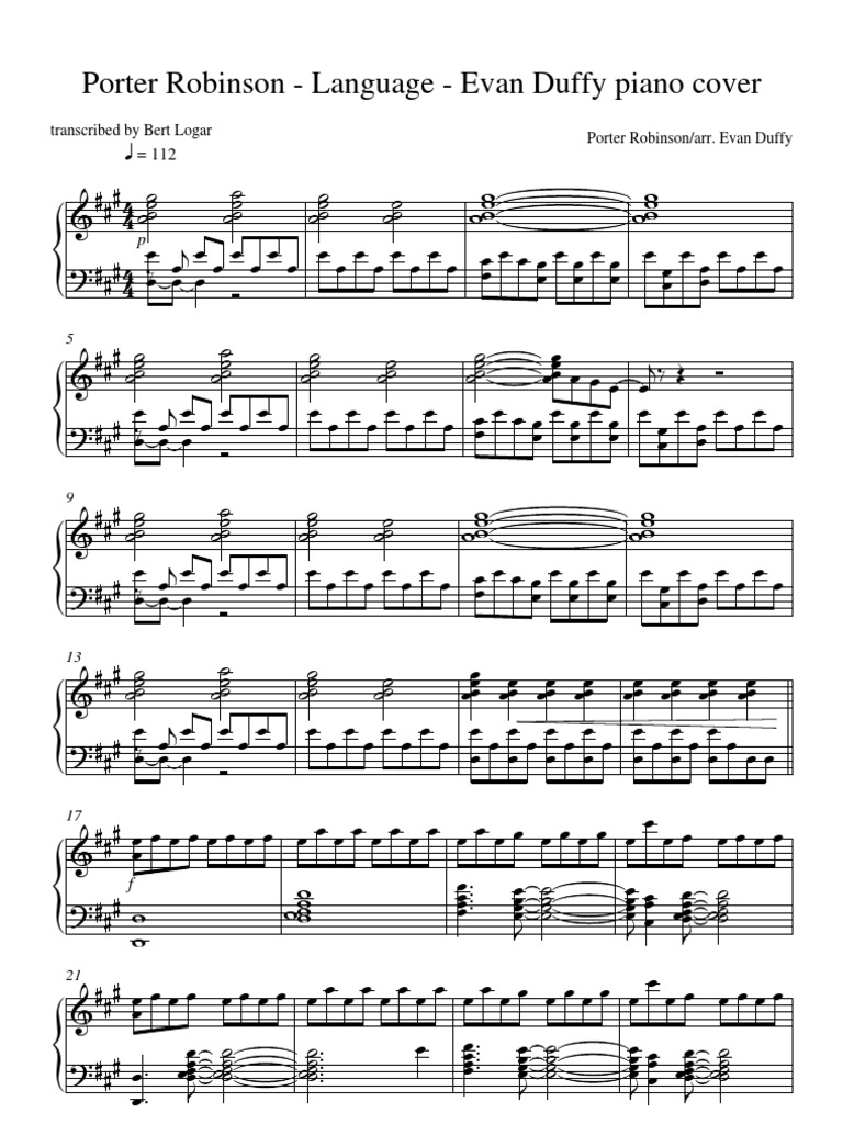 Porter Robinson - Language | PDF